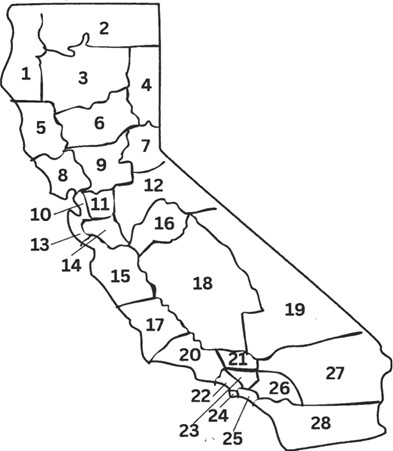 CGCI Districts - California Garden Club